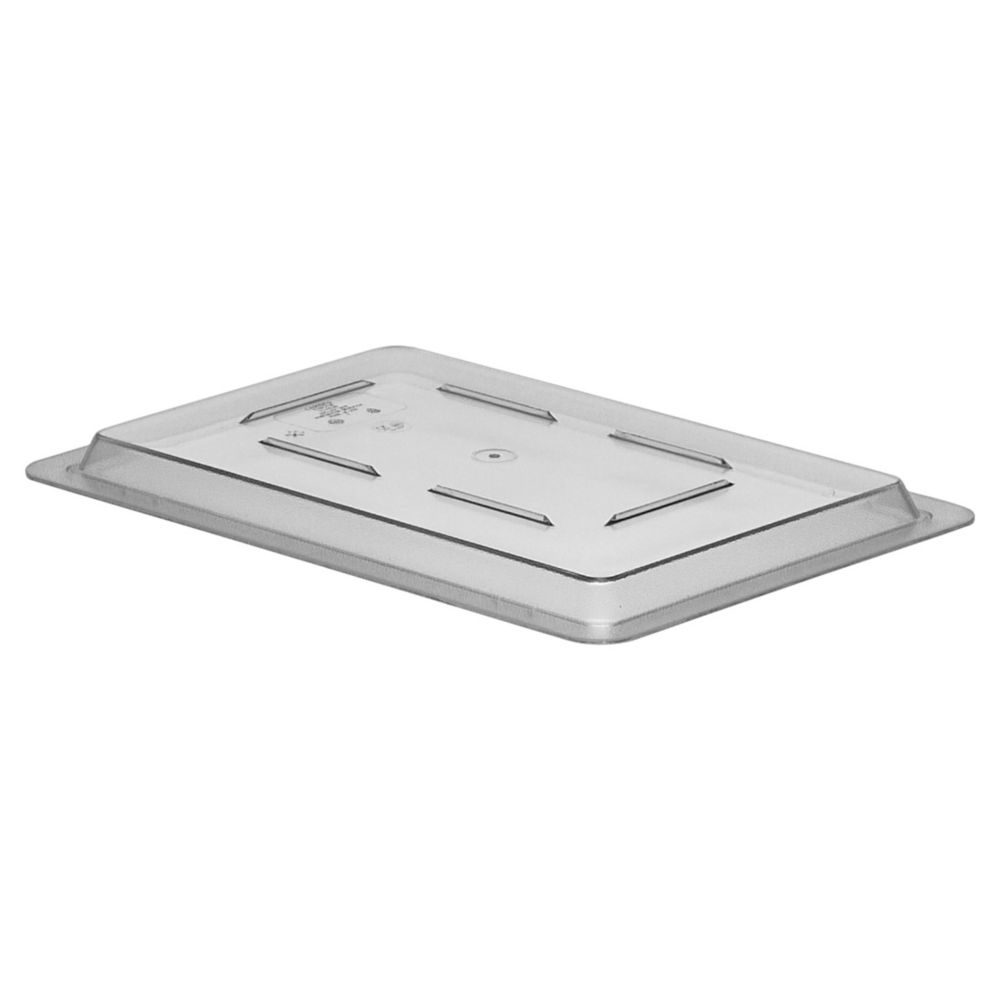 Cambro 1218CCW135 Camwear Clear 12" x 18" Food Storage Box Cover / Lid ...