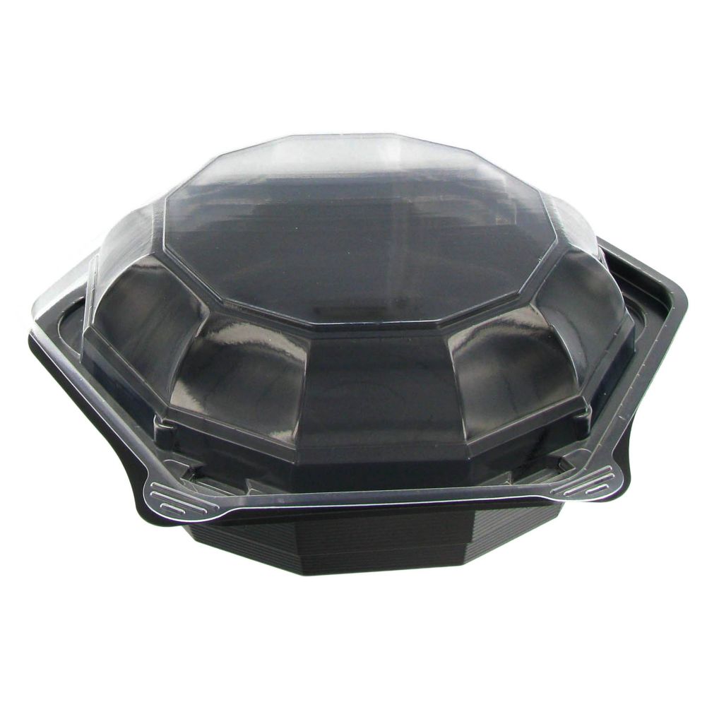 Pactiv Hinged 7" Hexagon Container | Wasserstrom