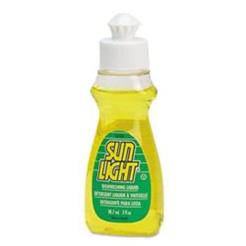 Diversey Sunlight Travel Size Dishwashing Liquid | Wasserstrom