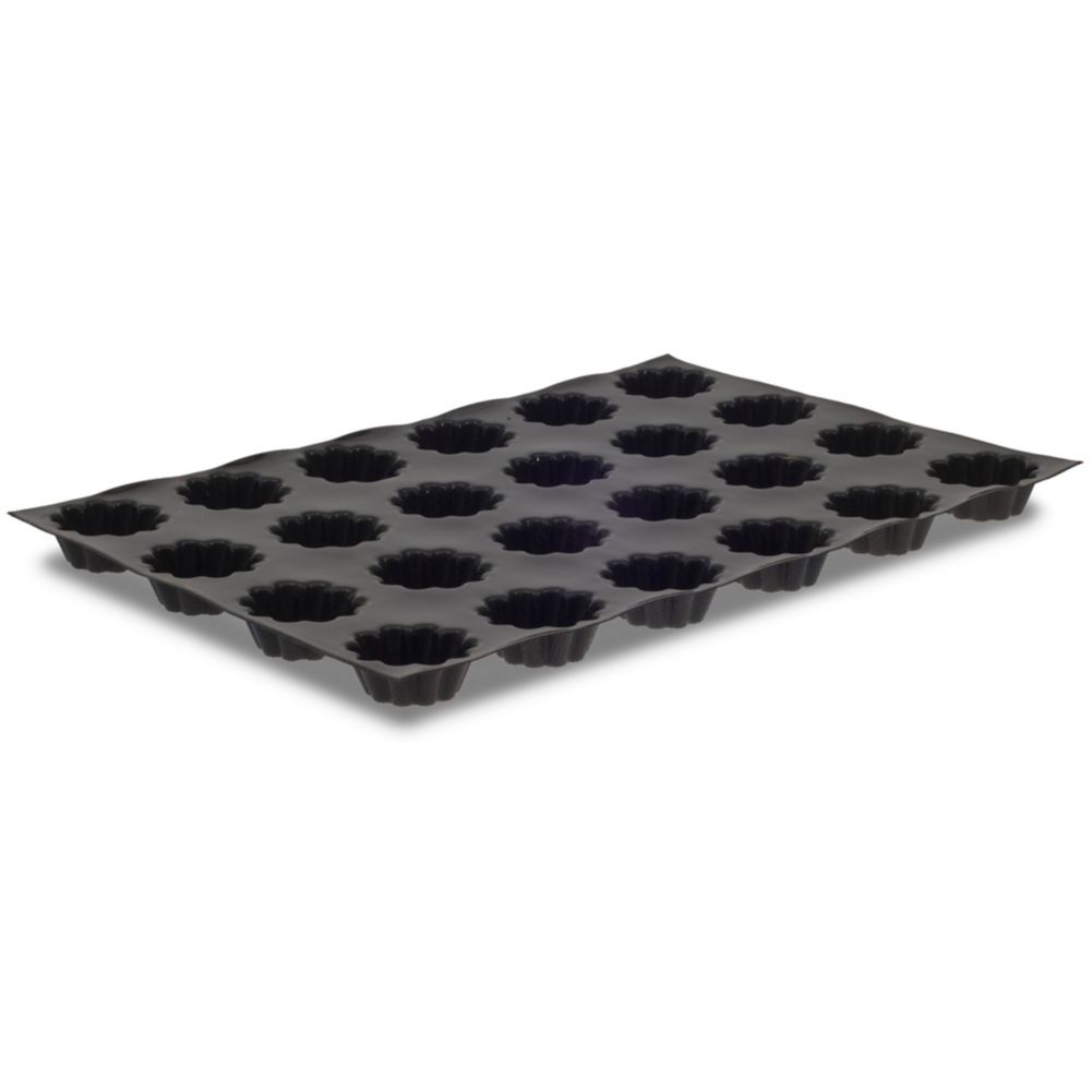 Demarle® M372 H Non-Stick 24-Form Flexipan Fluted Brioche Mold ...