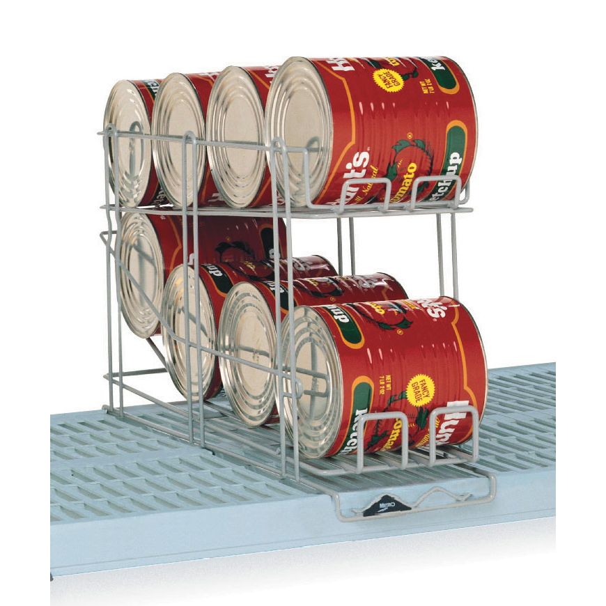 Metro CR24E MetroMax Q Taupe Epoxy Wire Can Rack System | Wasserstrom