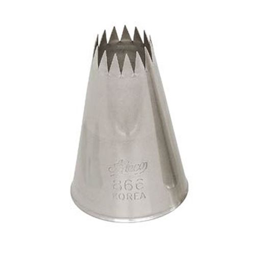 Ateco 866 French Fine Cut Star #6B Decorating Pastry Tube | Wasserstrom