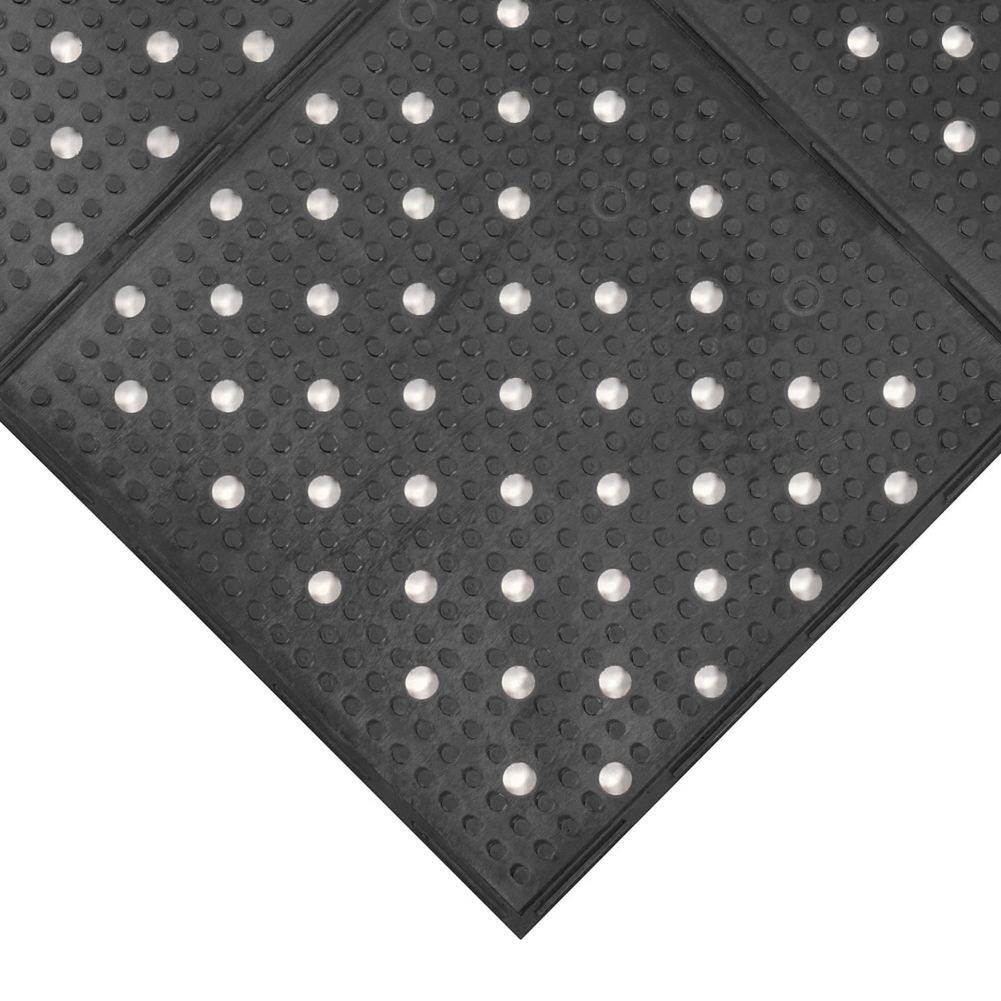 Notrax 3X6 Multi-Mat II® 3' x 6' Black Floor Mat | Wasserstrom