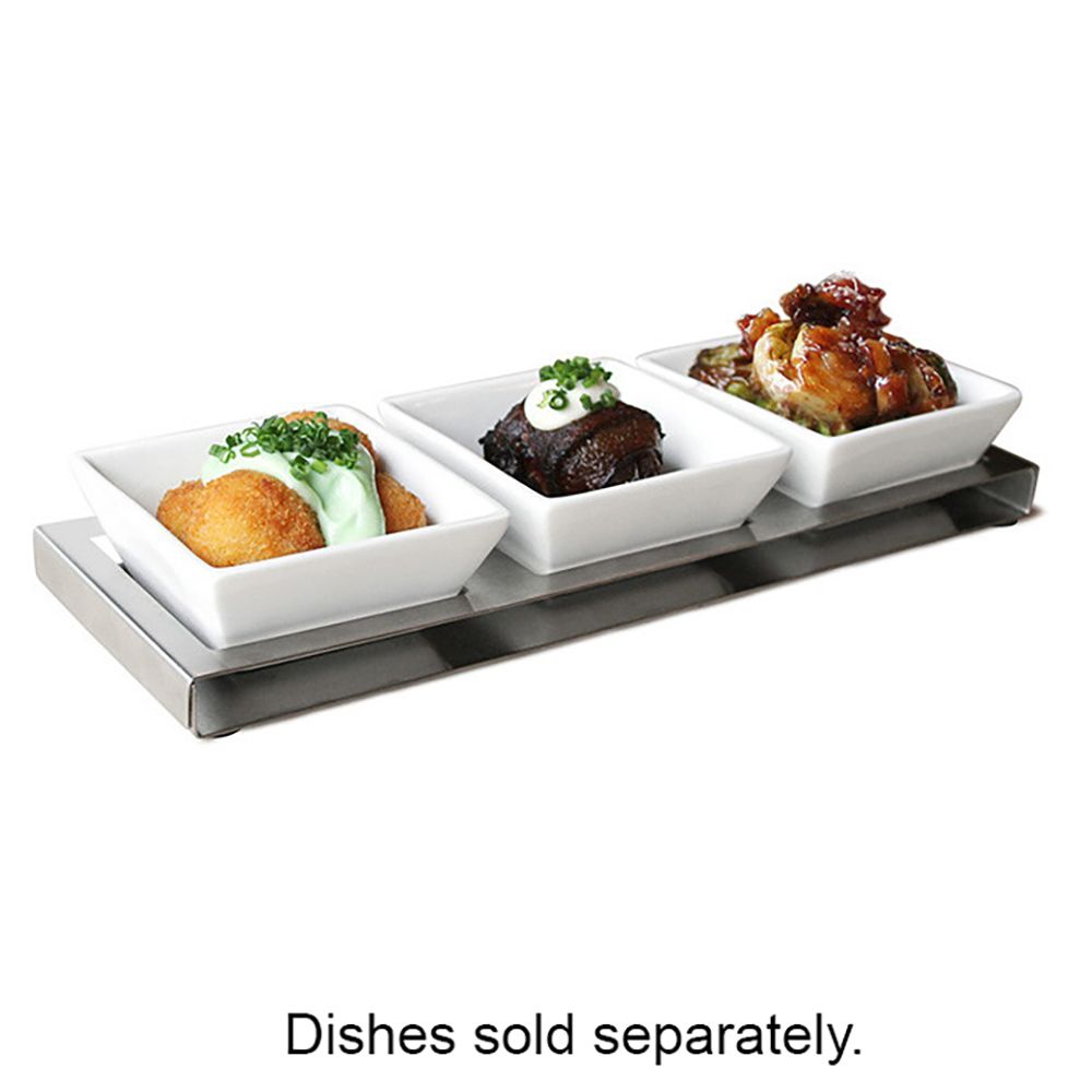 FOH BHO006BSS12 Stainless Steel Dish Holder | Wasserstrom