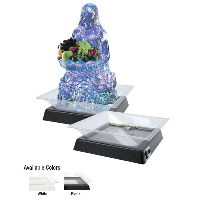 Ice Display,Lighted,Sm,Black, | Wasserstrom