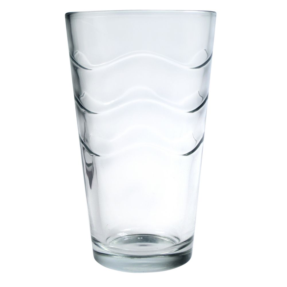 Arcoroc C8887 Wave 16 Oz. Mixing Glass - 24 / CS | Wasserstrom