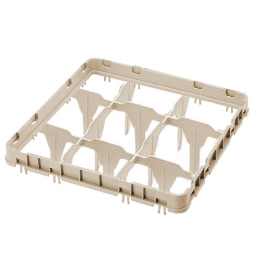 Cambro 9E1184 Beige 9-Compartment Full-Size Full Drop Extender ...
