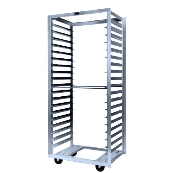 Metro® Mobile Single Section Side-Load Pass-Thru Tray Rack | Wasserstrom