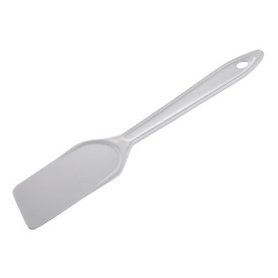 Hutzler 703 Reinforced 11" White Nylon Spatula / Scraper | Wasserstrom
