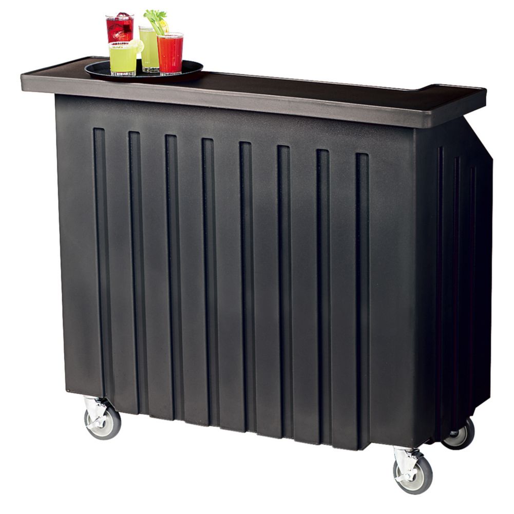 Cambro BAR540110 CamBar Black Small Portable Beverage Bar | Wasserstrom