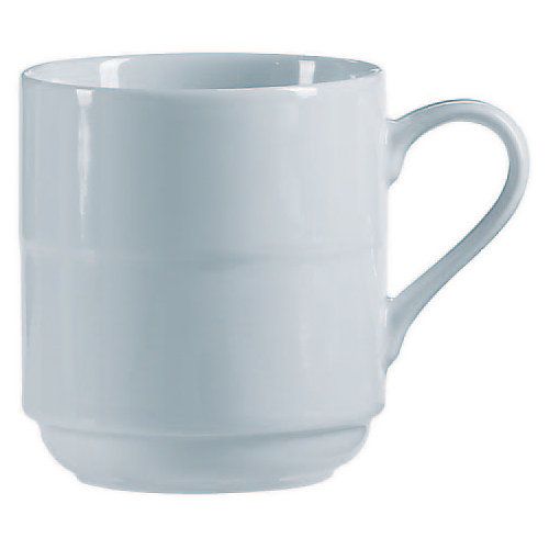 Arcoroc S1535 Rondo Porcelain 10 Oz. Coffee Mug - 12 / CS | Wasserstrom