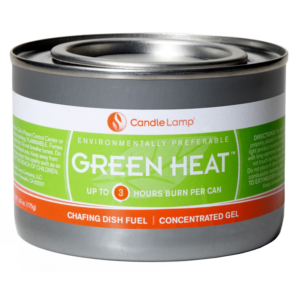 Sterno Products® 3-Hour Green Heat® Ethanol Gel | Wasserstrom