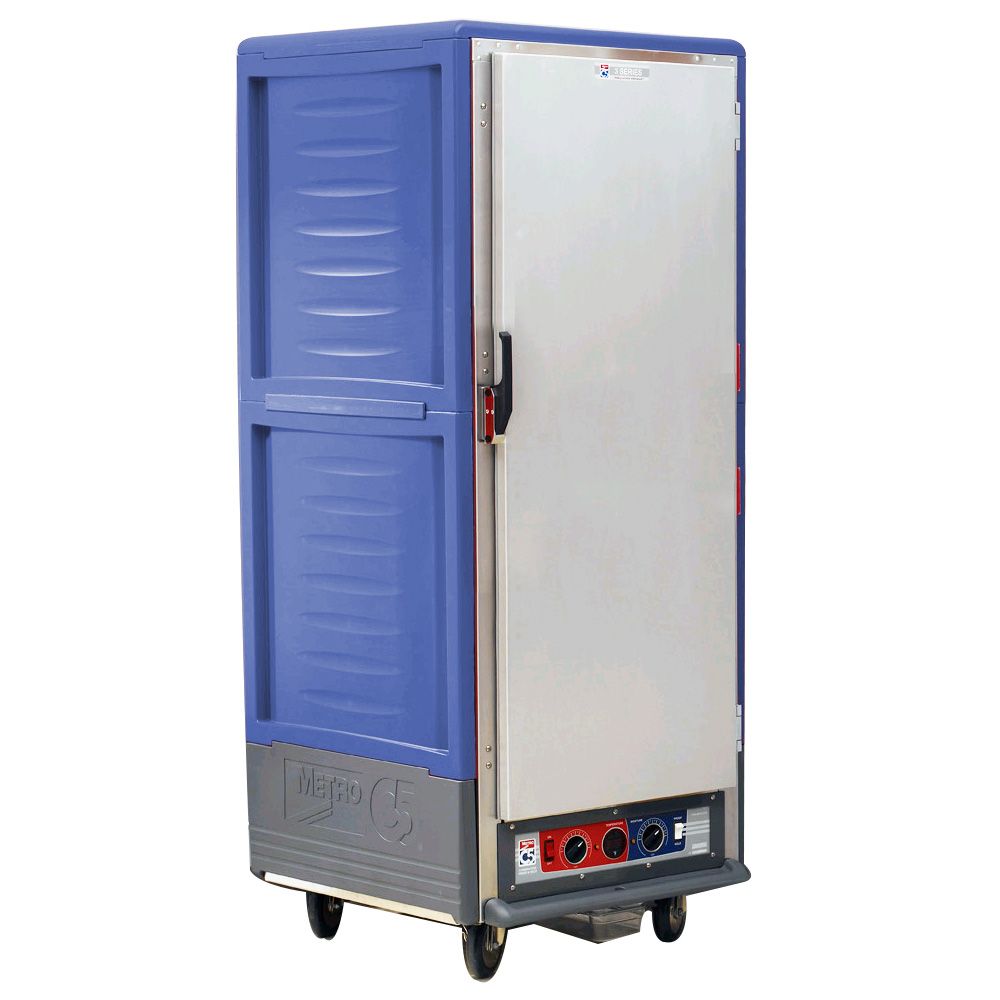 Metro C5 3 Heated Holding/Proofing Full Ht. Cabinet W/Blue Armour ...