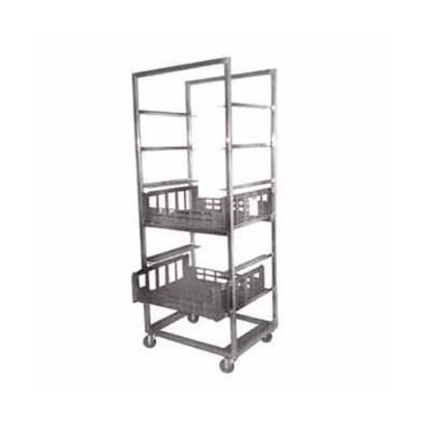 Kelmax 4H0743 Mobile 33.5 x 29 x 79" Crisping Produce Cart | Wasserstrom