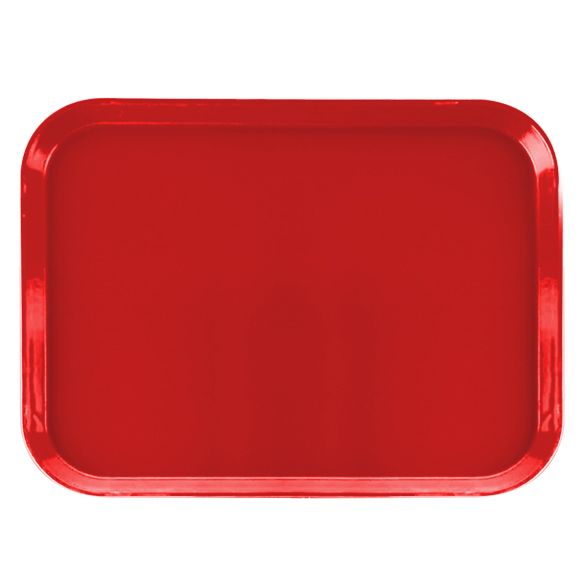 Cambro 1520CL163 Red 15" x 20" Camlite® Tray - Dozen | Wasserstrom