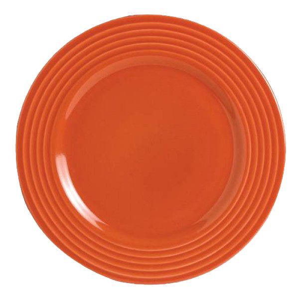 Anfora B075P307 Tiffany Coral Red 9" Plate - 24 / CS | Wasserstrom