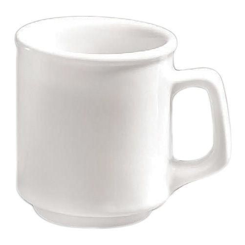 Diversified Ceramics DC123-UW Ultra White 9 Oz. Beaumont Mug - 24 / CS ...