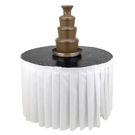 Buffet Enhancement 48" Chocolate Fountain Table with Laminate finish ...