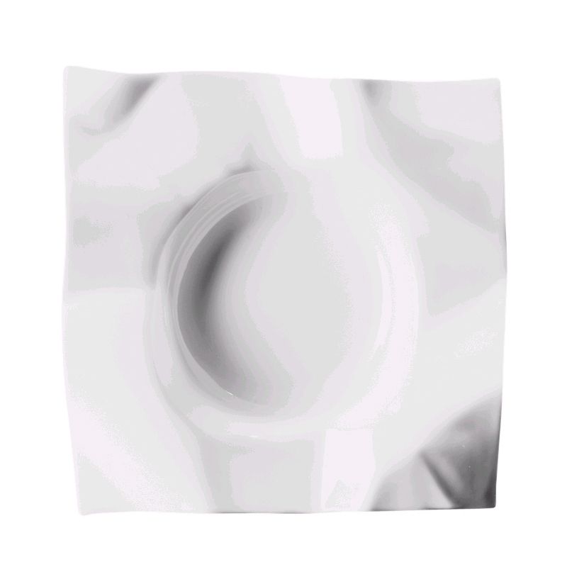 Dudson 2DYW860N Elements Fire 10.63" Square Bowl - 4 / CS | Wasserstrom