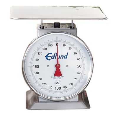 Edlund HD-200 Heavy Duty S/S Mechanical 200 lb Receiving Scale ...