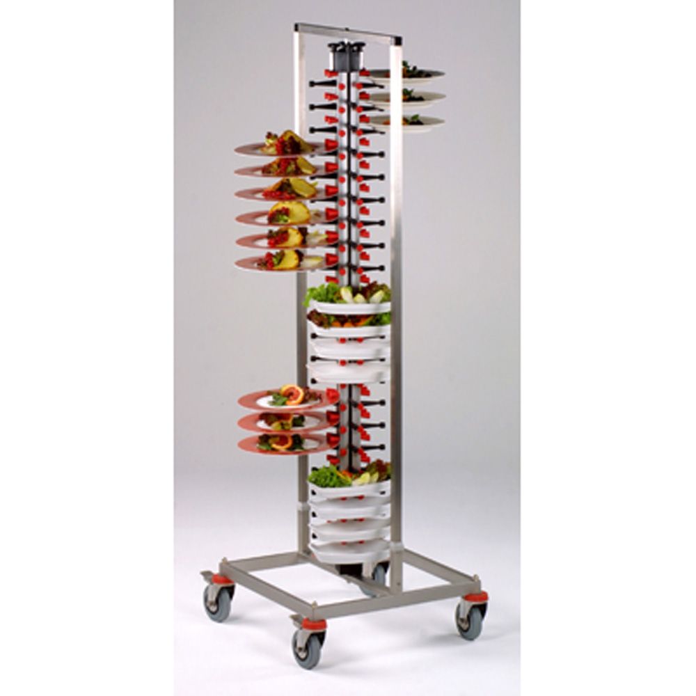 Plate-Mate PM84-120 Standard Mobile 84 Plate Rack | Wasserstrom