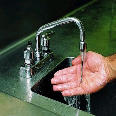 San Jamar Kwik-Flo No Touch Tamper Resistant Faucet Rod | Wasserstrom