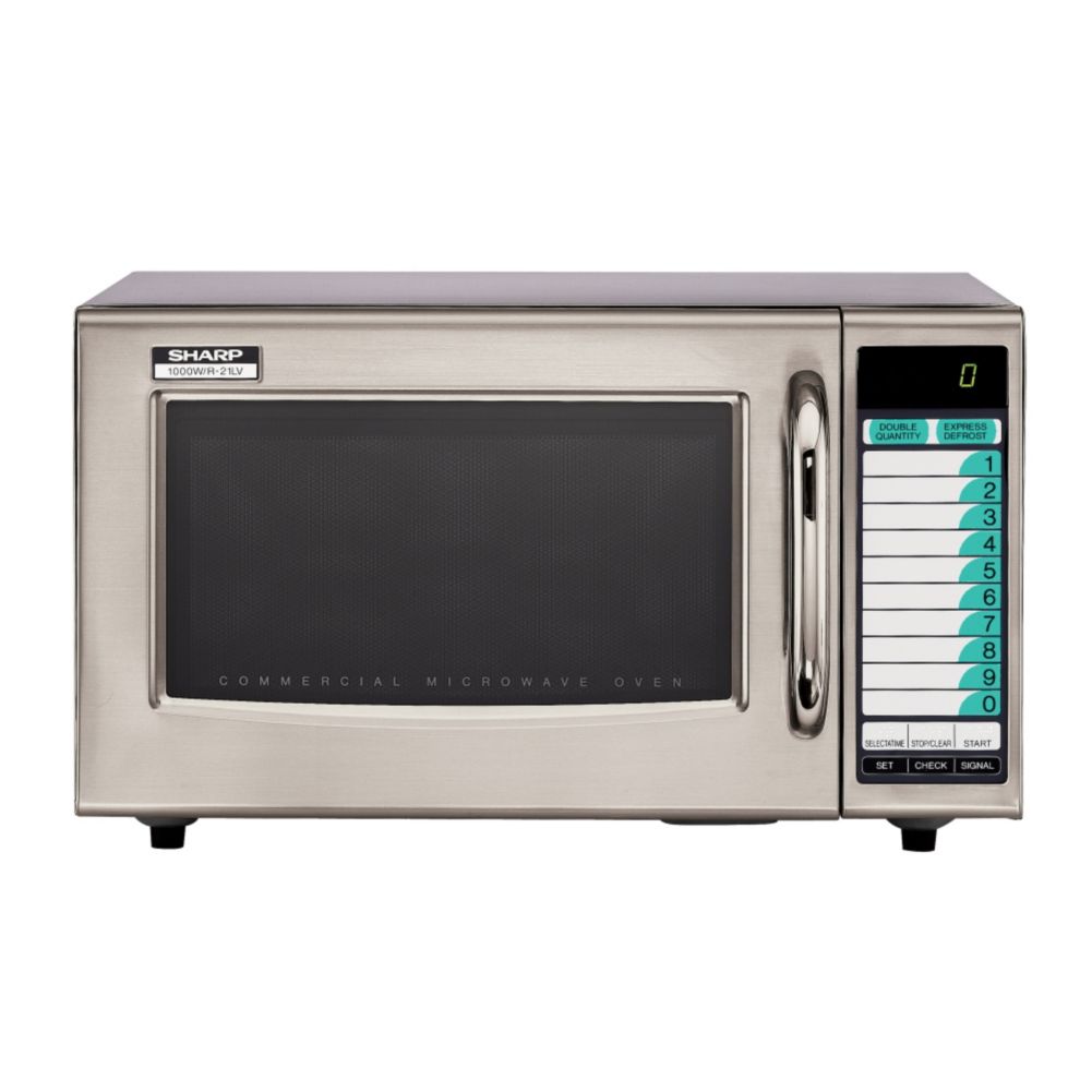 Sharp Microwaves R21LVF 1000W Light Duty S/S Microwave Oven | Omega