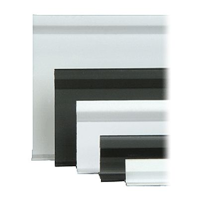 White Straight Plastic Divider, 3-1/2" x 30" | Wasserstrom