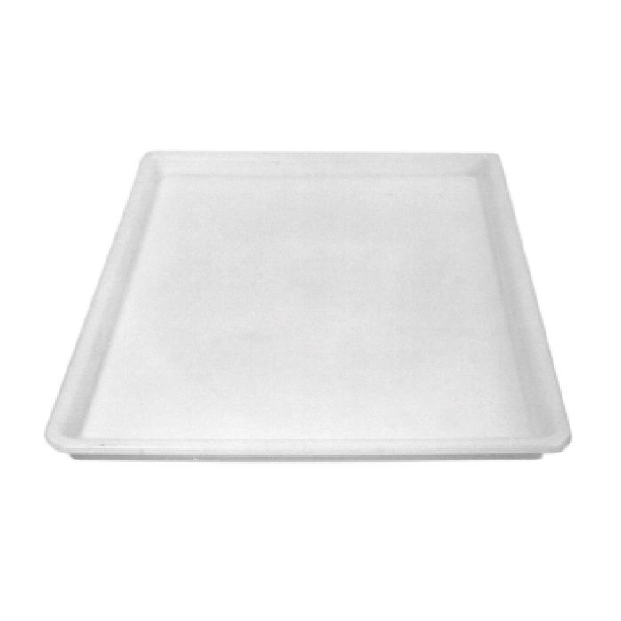 Clartec CPW1826 White 18" x 26" Plastic Platter | Wasserstrom