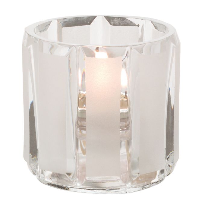 Hollowick 5690C+SC Crystal And Satin Votive Holder | Wasserstrom