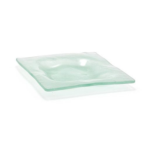 FOH DAP003FRG23 Arctic 6" Square Frosted Glass Plate - 12 / CS ...