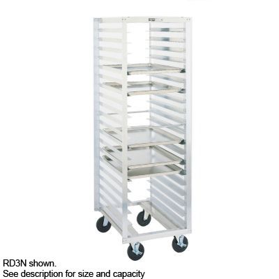 Metro® Mobile Pass-Thru Single Section End-Load Tray Rack | Wasserstrom