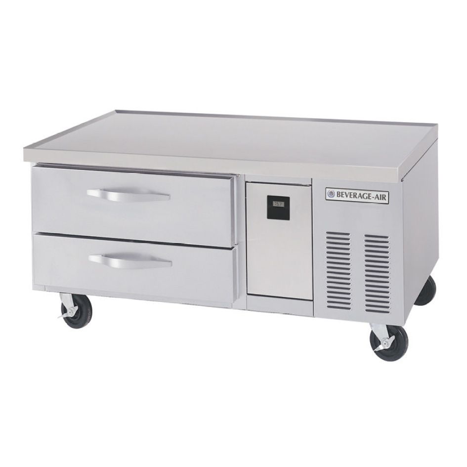 Beverage-Air 52" Stainless Steel 2-Drawer Worktop Cook Stand | Wasserstrom