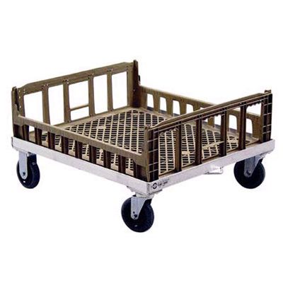 New Age NS926 26-3/4 x 31-1/4" Crisping Basket Dolly with Casters ...