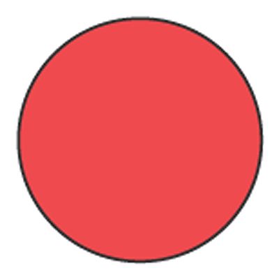 DayDots 11006-03-00 1/4" Solid Red Cold Temperature Label - 1000 / BX ...