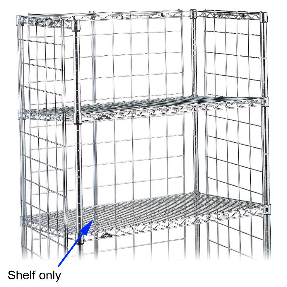 Metro 24 x 48 Slanted Shelf | Wasserstrom