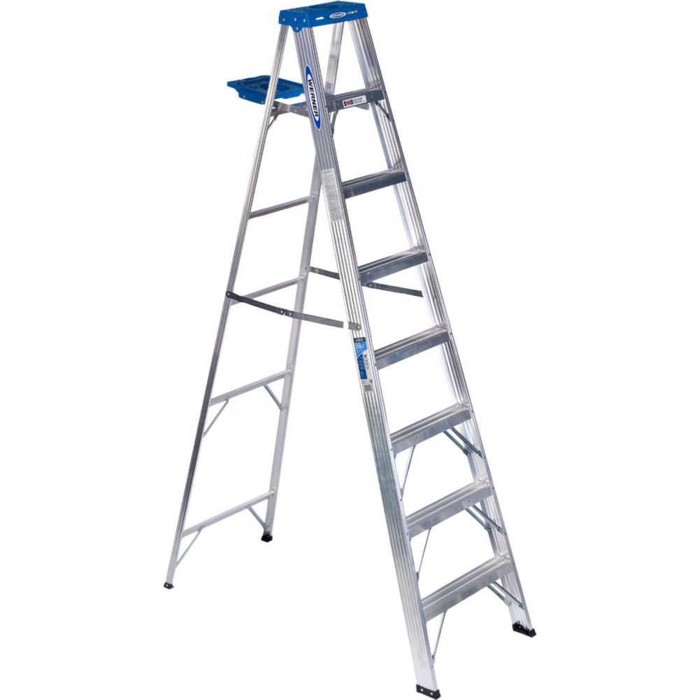 Werner® 368 Aluminum 250 Lb.8 Ft. Step Ladder | Wasserstrom