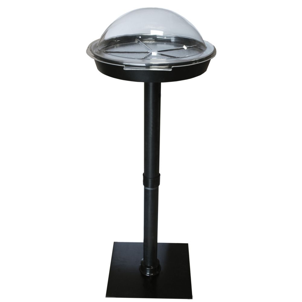 Sample Dome FLR-16 Black 16 x 36" Portable Floor Stand Sampler ...