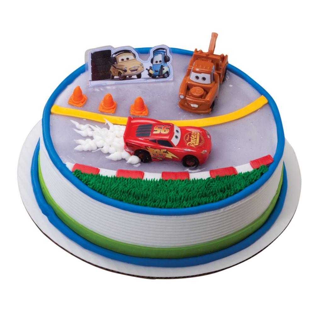 DecoPac® 33370 Cars 2 World Grand Prix DecoSet - 6 / BX | Wasserstrom