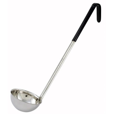 Color-Coded 6 Oz. Ladle with Black Handle | Wasserstrom