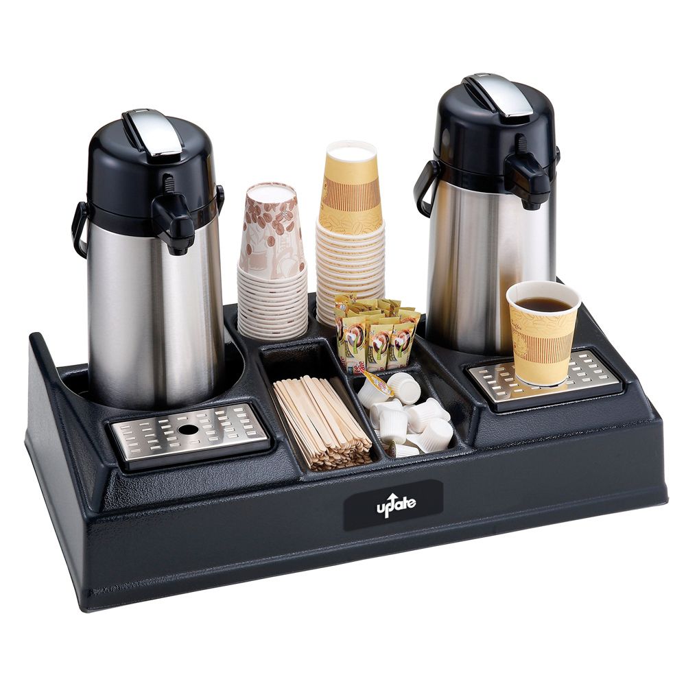 Update International APSTN-2N ABS Plastic Airpot Station for 2 Airpots ...