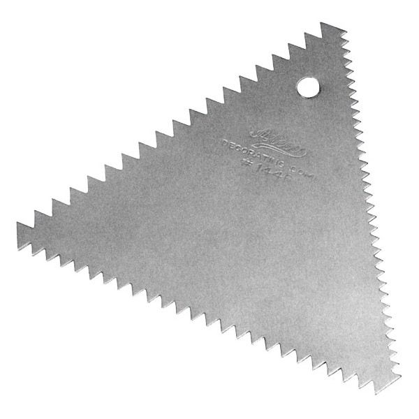 Johnson-Rose 1446 Triangle Cake Decorating Comb | Wasserstrom
