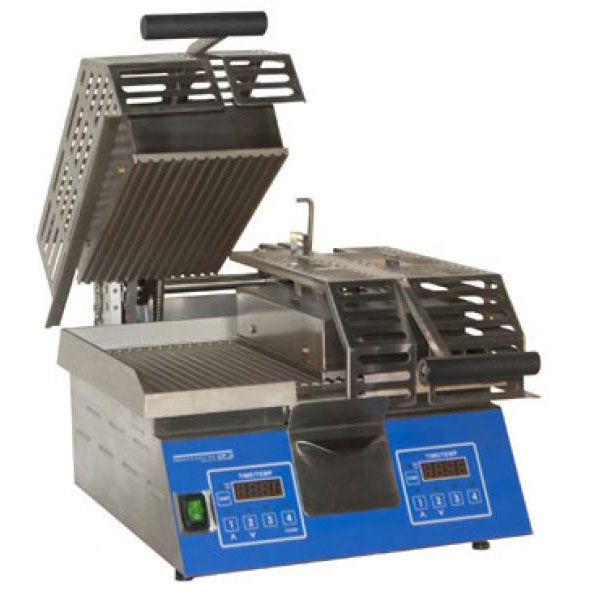 Prince Castle CG14G-2TP Dual Lid 17" x 23" x 30" Panini Grill | Wasserstrom