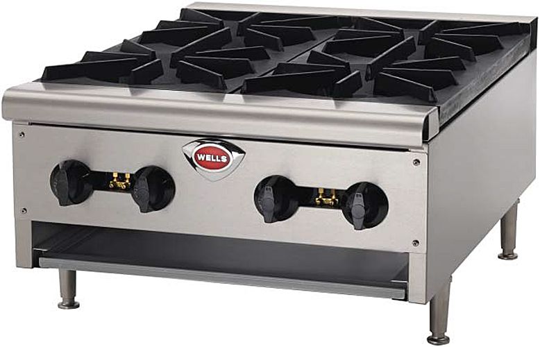 Wells Manufacturing HDHP1230G Heavy-Duty Gas Counter Hot Plate ...