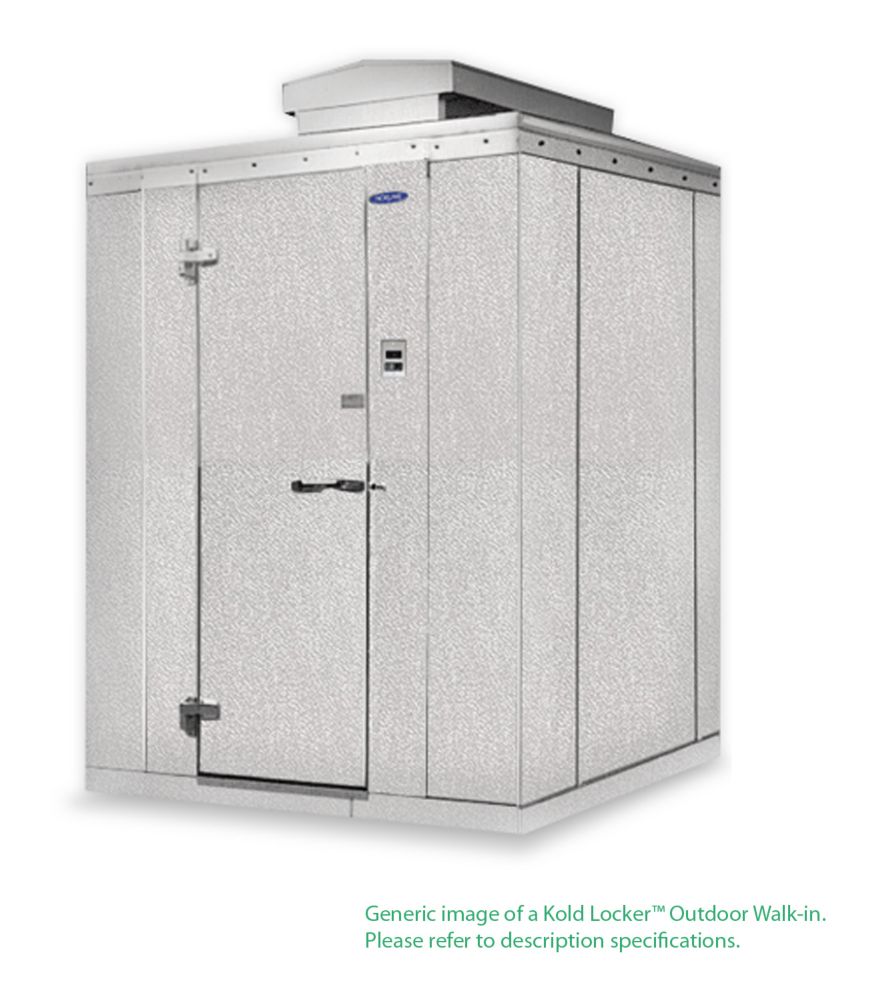 Nor-Lake KODB77810-CX Kold Locker 8 x 10 Ft Outdoor Walk-In Cooler ...