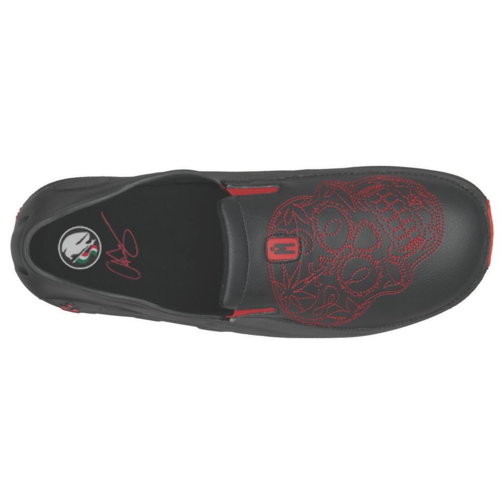 MOZO® 3821 RED SKULL M 10.0 Size 10 Men's Kitchen Shoes - Pair ...