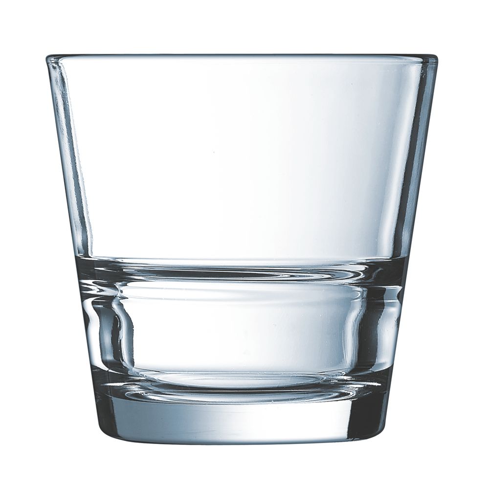 Arcoroc H3858 Stack Up 7 Oz. Rocks Glass - 12 / CS | Wasserstrom