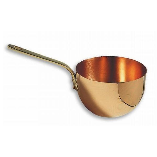 Matfer Bourgeat 032130 Copper 6-1/4" Round Zabaglione Bowl | Wasserstrom
