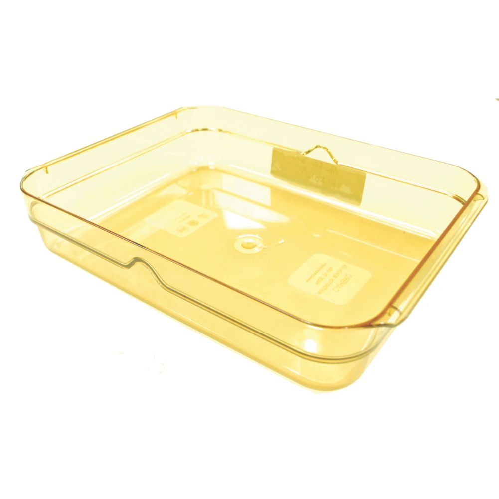 Cambro 22HPTBH150 Taco Bell Evo Line Amber 1/2" x 2.5" Pan | Wasserstrom