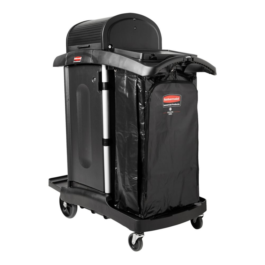 Rubbermaid 1861427 Executive Series High Security Janitorial Cart ...